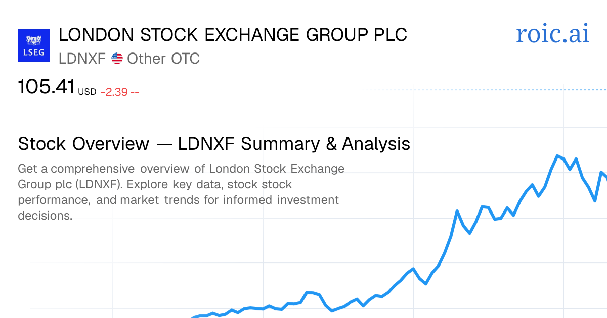 London Stock Exchange Group plc Stock Report — LDNXF — Roic AI