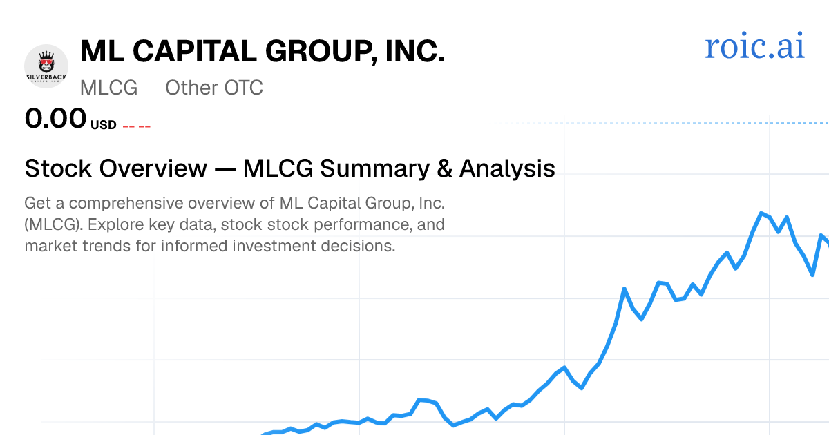 ML Capital Group, Inc. Stock Report — MLCG Analysis — Roic AI