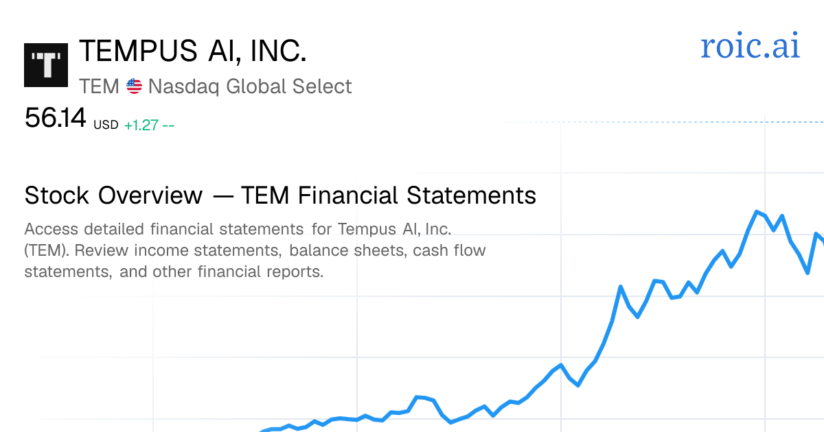 Tempus AI, Inc. Financial Statements — TEM Stock — Roic AI